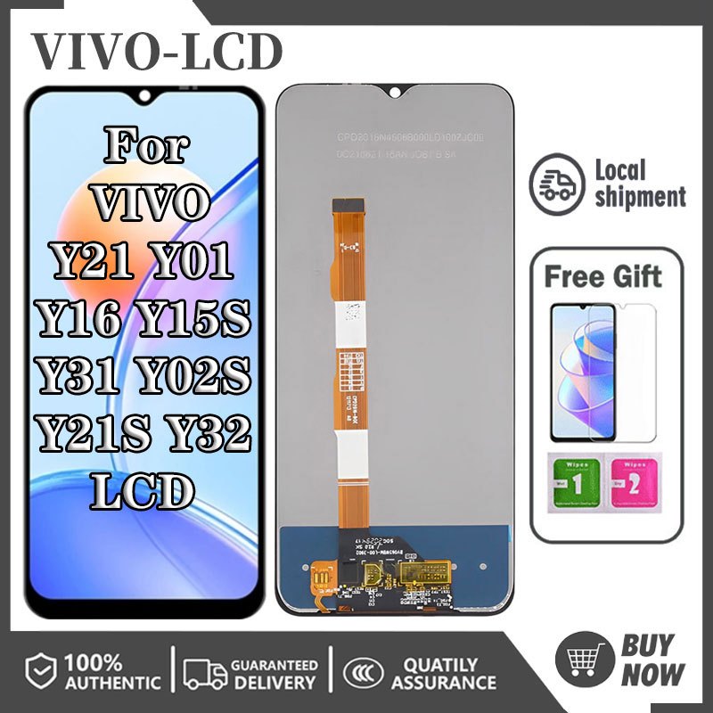 For VIVO Y21 Y01 Y16 Y15S Y15A Y02S Y21S Y32 Y21A Y21E Y21G LCD Digital ...