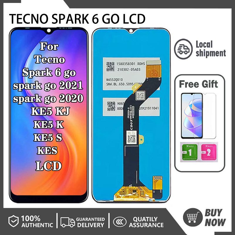 For Suitable for Tecno Tranny KE5 KE5KJ KE5K spark go2021 Spark6 go ...