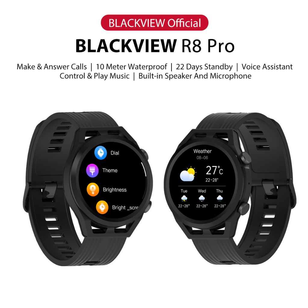Blackview R8 Pro Bluetooth Calling Fitness Tracker IP68 Waterproof ...