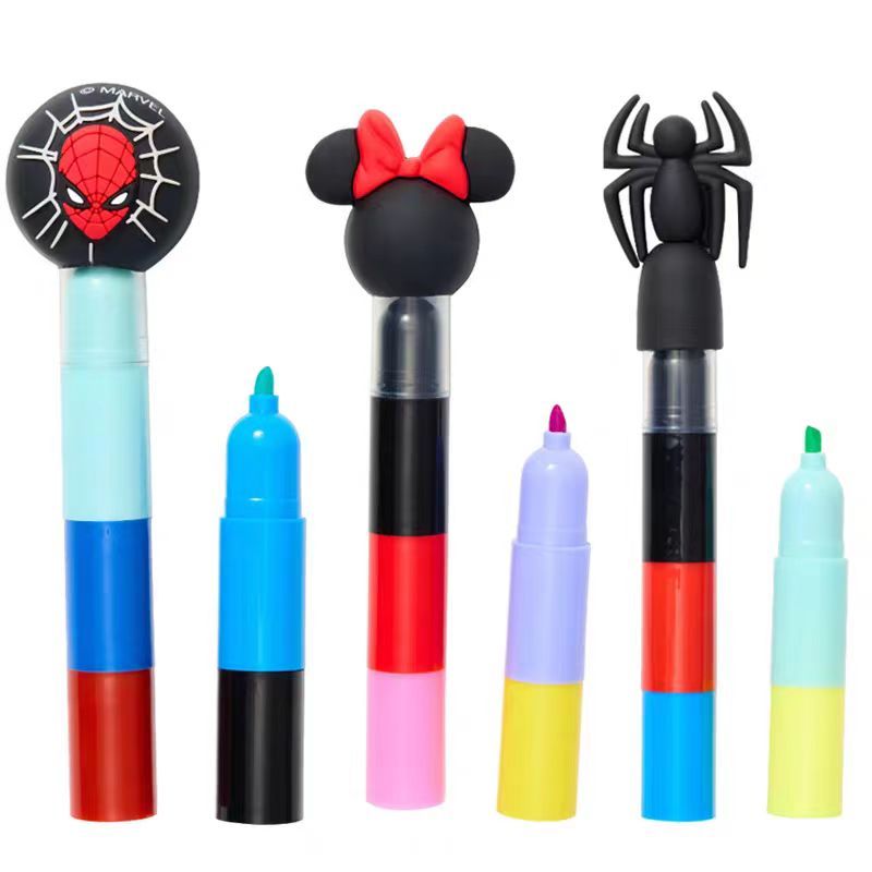 Smiggle Minnie Mouse Spiderman Marvel Stack Em Marker With Topper ...
