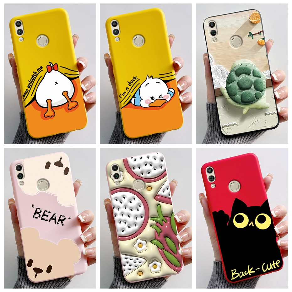 Case for Honor 8C / Honor 8X New 2023 design Duck Painted Matte Soft ...