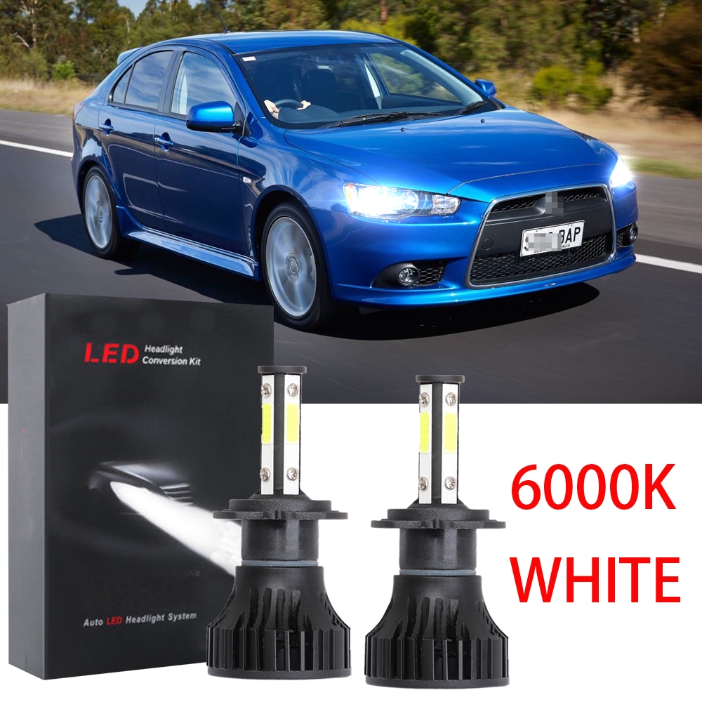 For Mitsubishi Lancer, year 2010 - 2017 2PCS WHITE 12-32V 6000K LED ...
