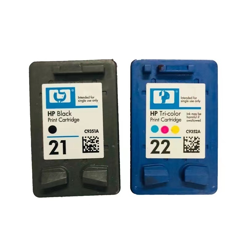 HP Printer HP21 Cartridge C9351A 22 C9352A Cartridge HP F380 F370 F2120 ...