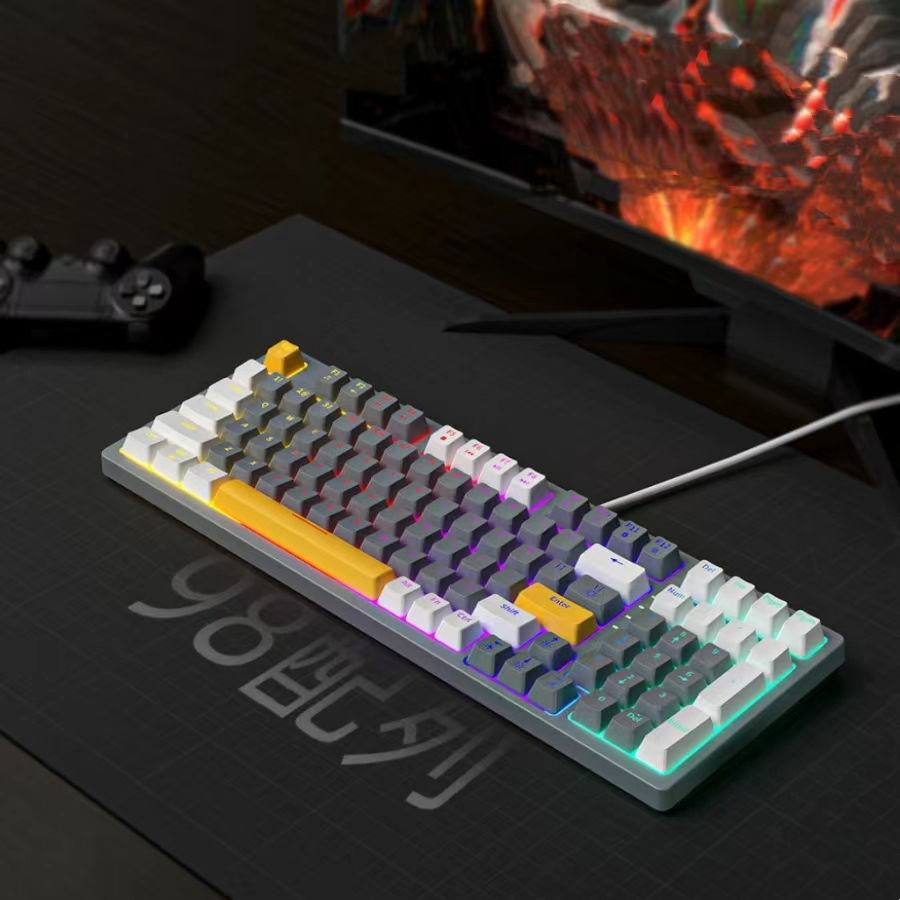 3PCS PBT Keycap 6.25U Empty Grid Key ESC enter Sublimation Mechanical ...
