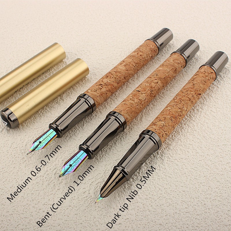 New Wooden Pear Flower Wood Color Metal Fountain Pen Business Office ...