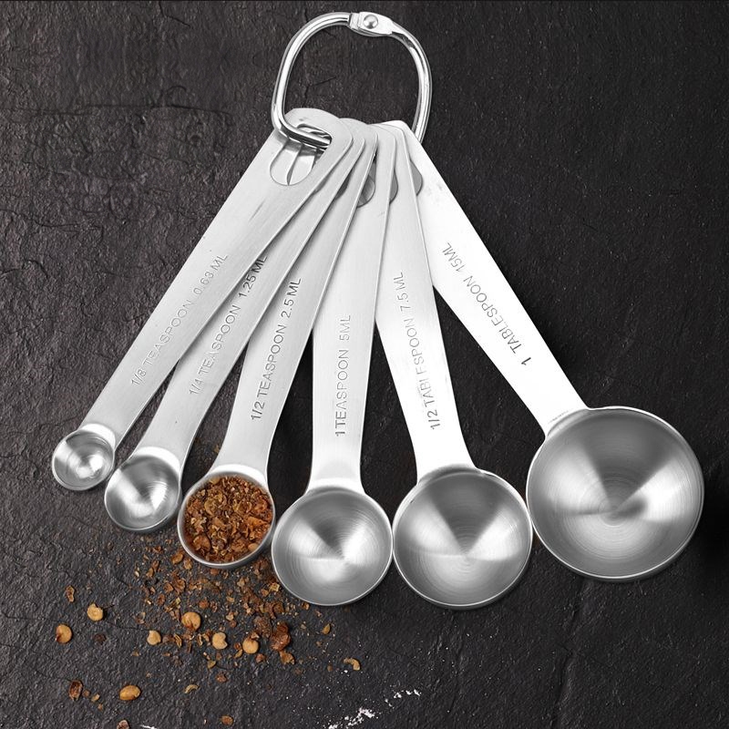 Premium Multi-size Stackable Stainless steel Measuring Spoons Set ...
