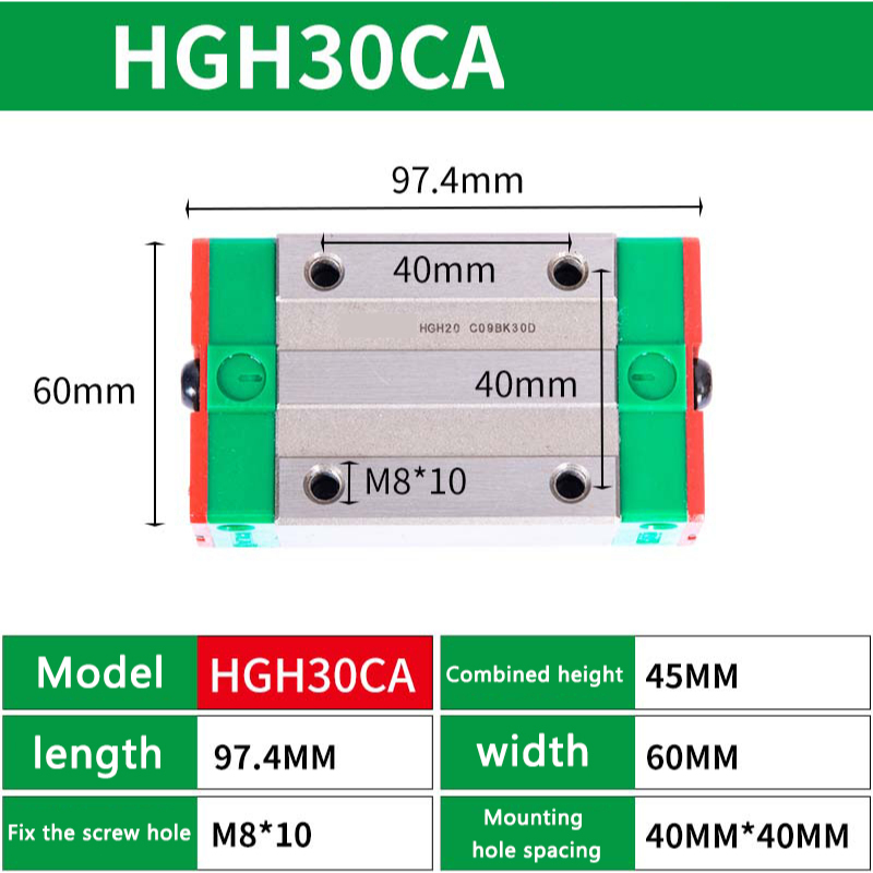 Linear Guideway/linear bearing HG Series,Precision(P),HGH15CA HGW15CC HGW15CC HGW20CC HGR Linear ...