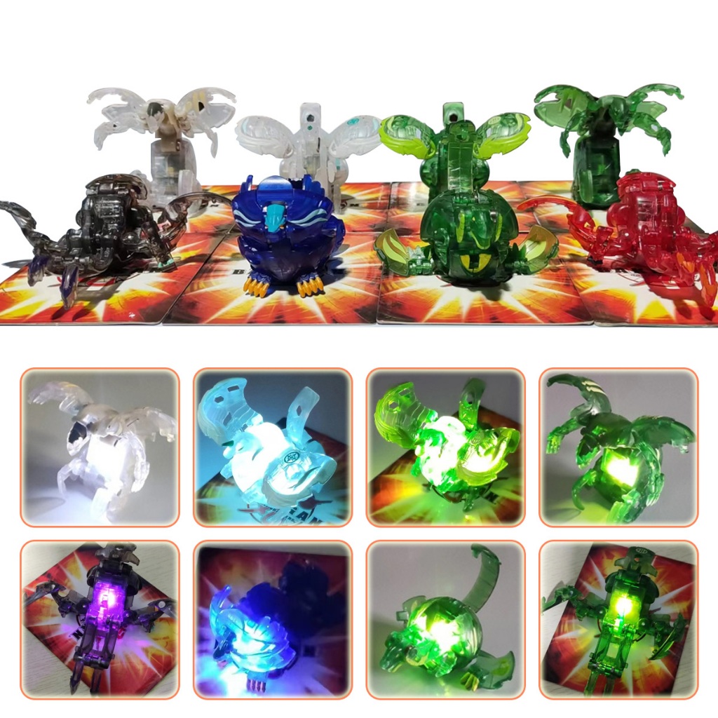 Bakugan Battle Brawlers With Light Action Figure Transparent Green ...