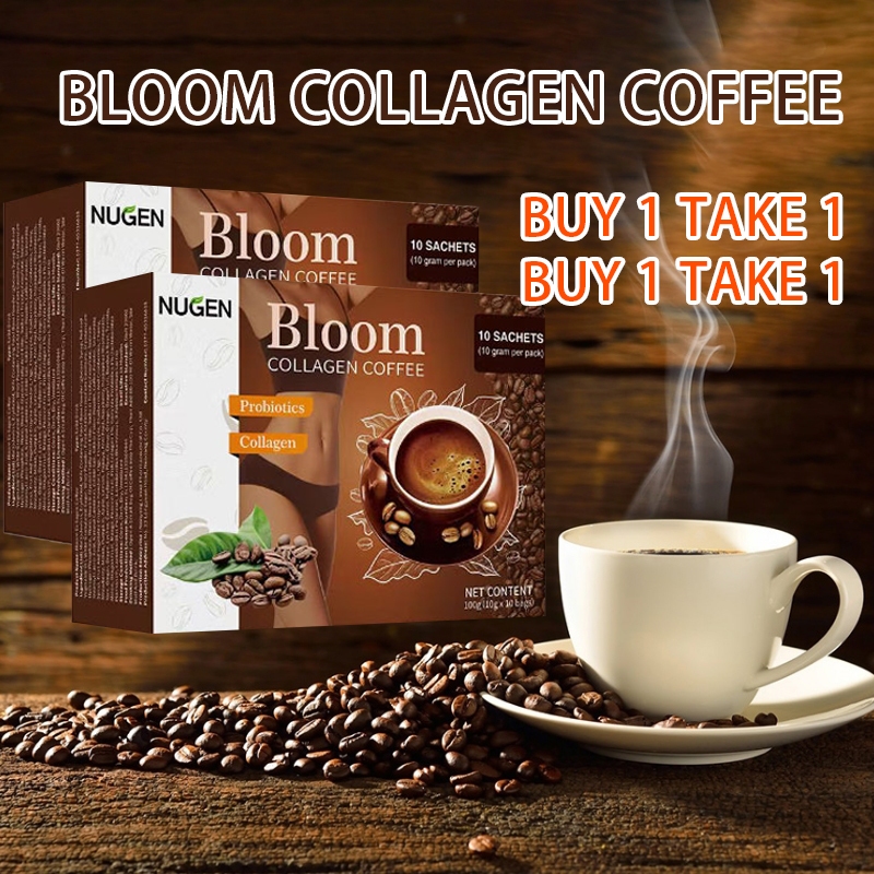 (Buy 1 Take 1) Bloom Collagen Coffee Original slimming coffee weight ...
