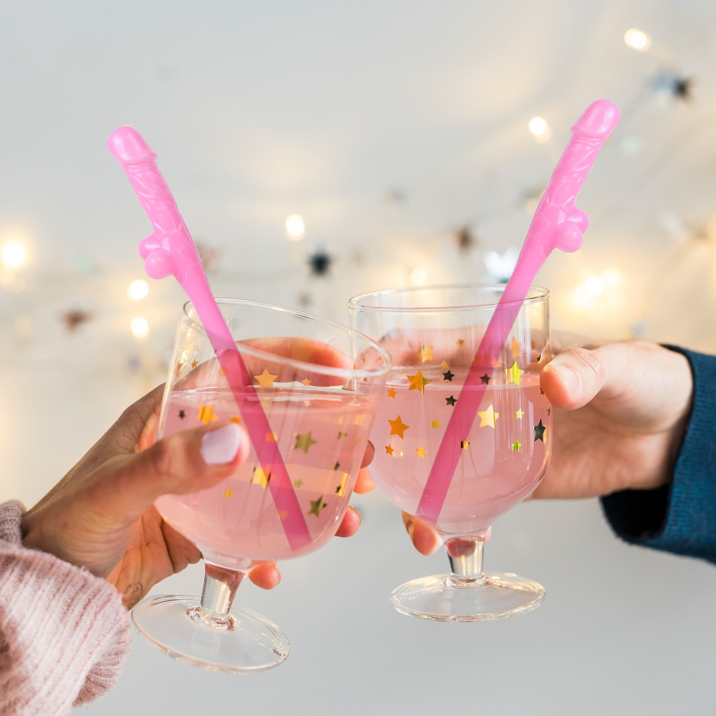 Bachelor Party Chicken Sexy Colorful Straws HEN NIGHT Theme Bird Props ...