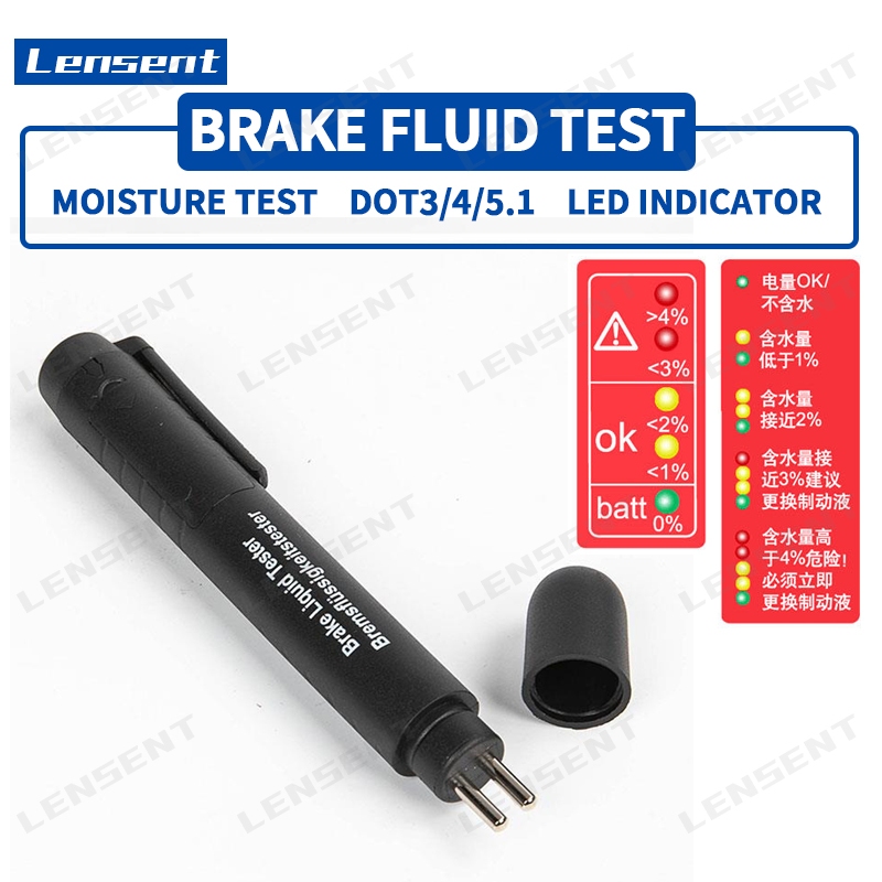 Lensent Brake Oil Tester DOT 3 4 5 Brake Oil Test Dot3 Brake Fluid ...