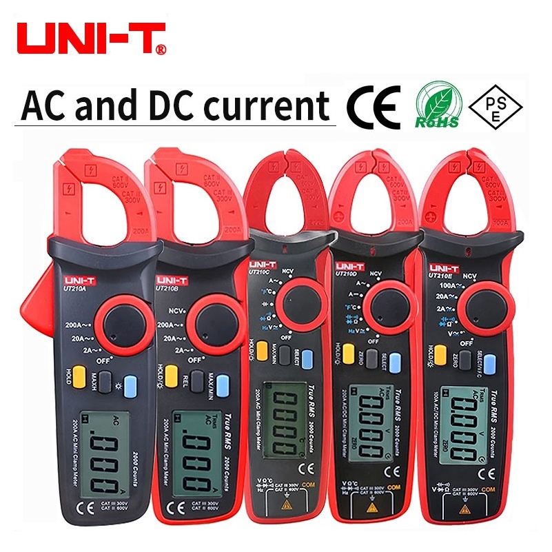 Current Clamp Mini Multimeter Tester Clamp Meter UT210E UT210D Current ...