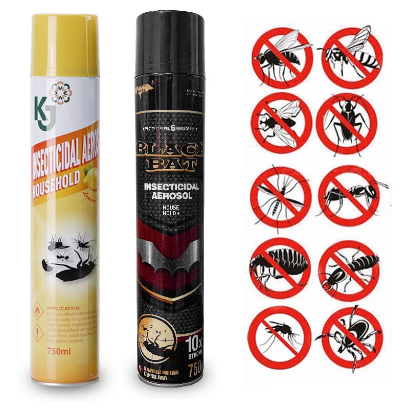Baolilai KJ Black Bat Mosquito Insect Killer Insecticide Spray ...