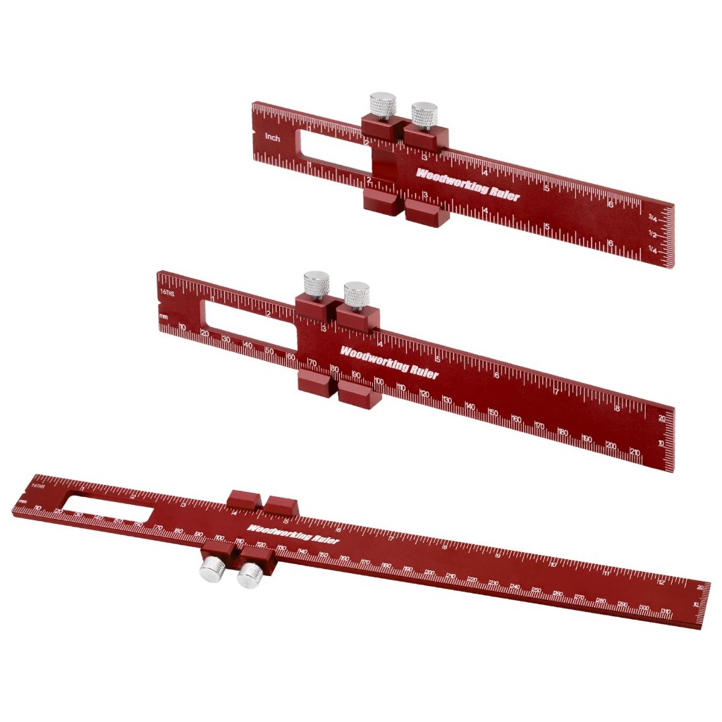Precision Pocket Ruler T-Type Scribing Ruler Carpenty Square T Track ...