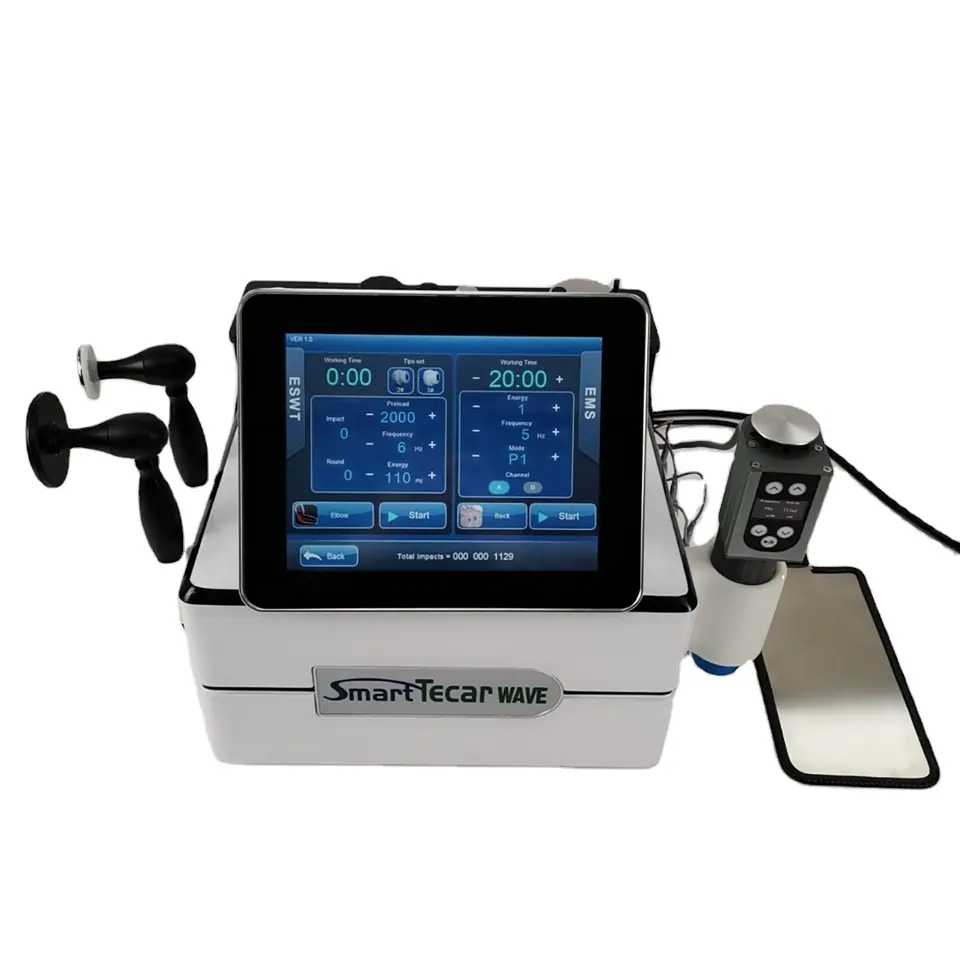3 in 1 EMS Ret Cet Rf Tecar Pro Back Pain Shockwave Diathermy Physio ...