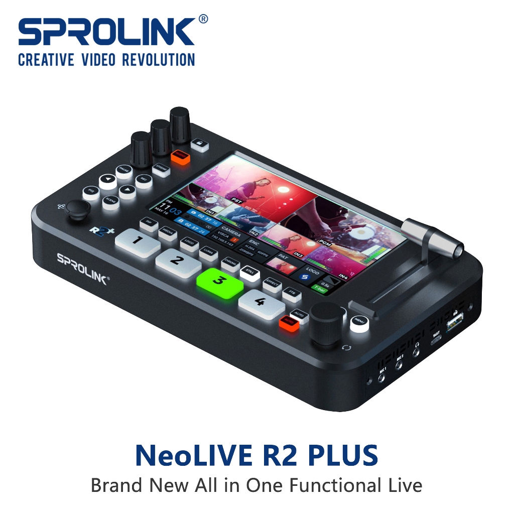 SPROLINK NEOLIVE R2 PLUS All in One Functional Live Streaming Switcher ...