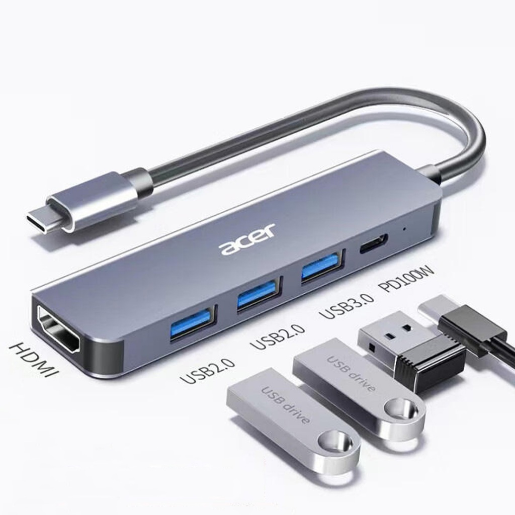 Acer Multi Functional Docking Station, Type-C Gigabit Ethernet Cable ...