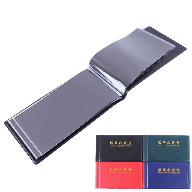 20 Pages Banknote Storage Book Album Banknote Storage Collection Book ...