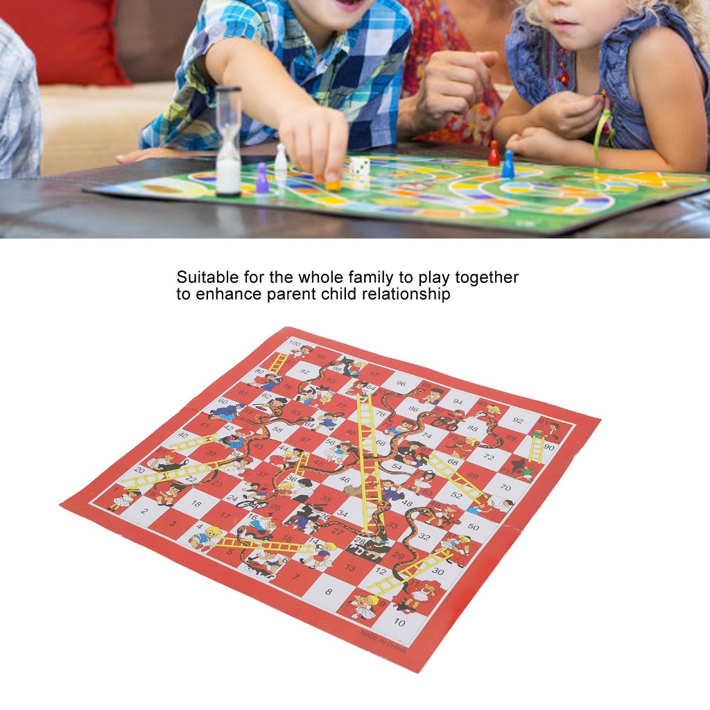 Snake and Ladders Chess Challenging Fun Enhance Relationship Board Game ...