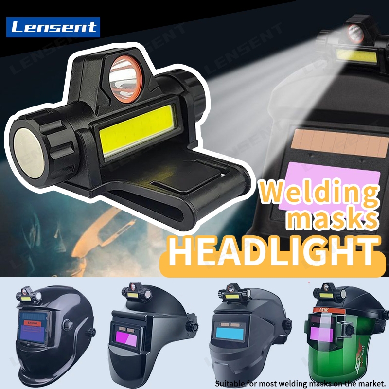 Lensent Auto darkening Welding Mask Headlamp USB Rechargeable Dual ...