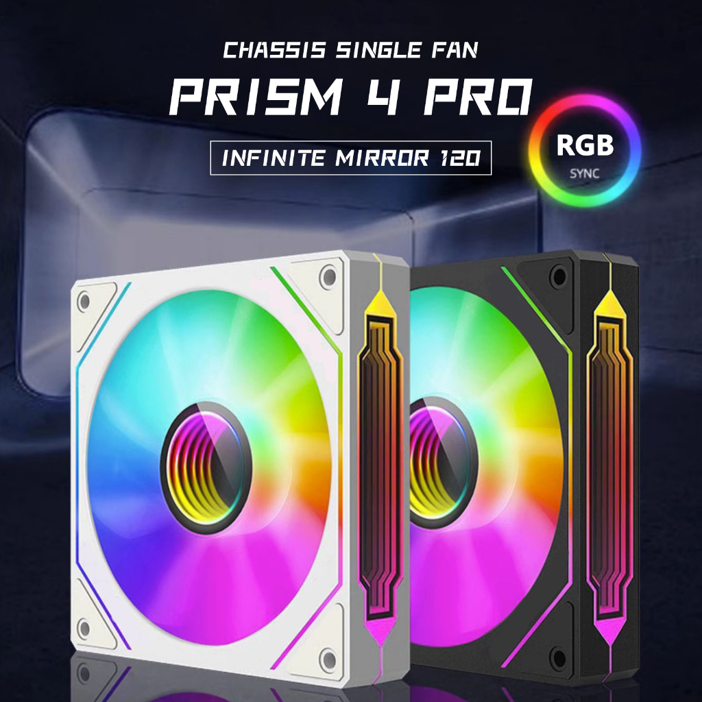 Jungle Leopard Prism GEN4 Pro RGB CPU Fan 6PIN 120mm Infinite Mirror Lighting Lian Li Same Style ...