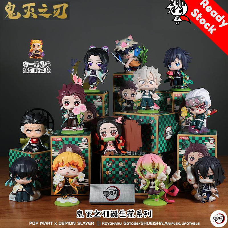 Ready Stock Demon Killer character model, Demon Slayer blind box ...
