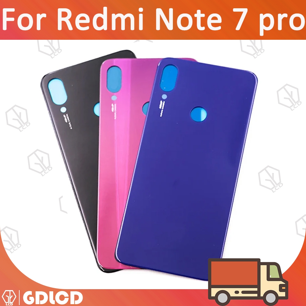 For Xiaomi Redmi Note 7 pro Back battery Cover Door Housing case Rear ...