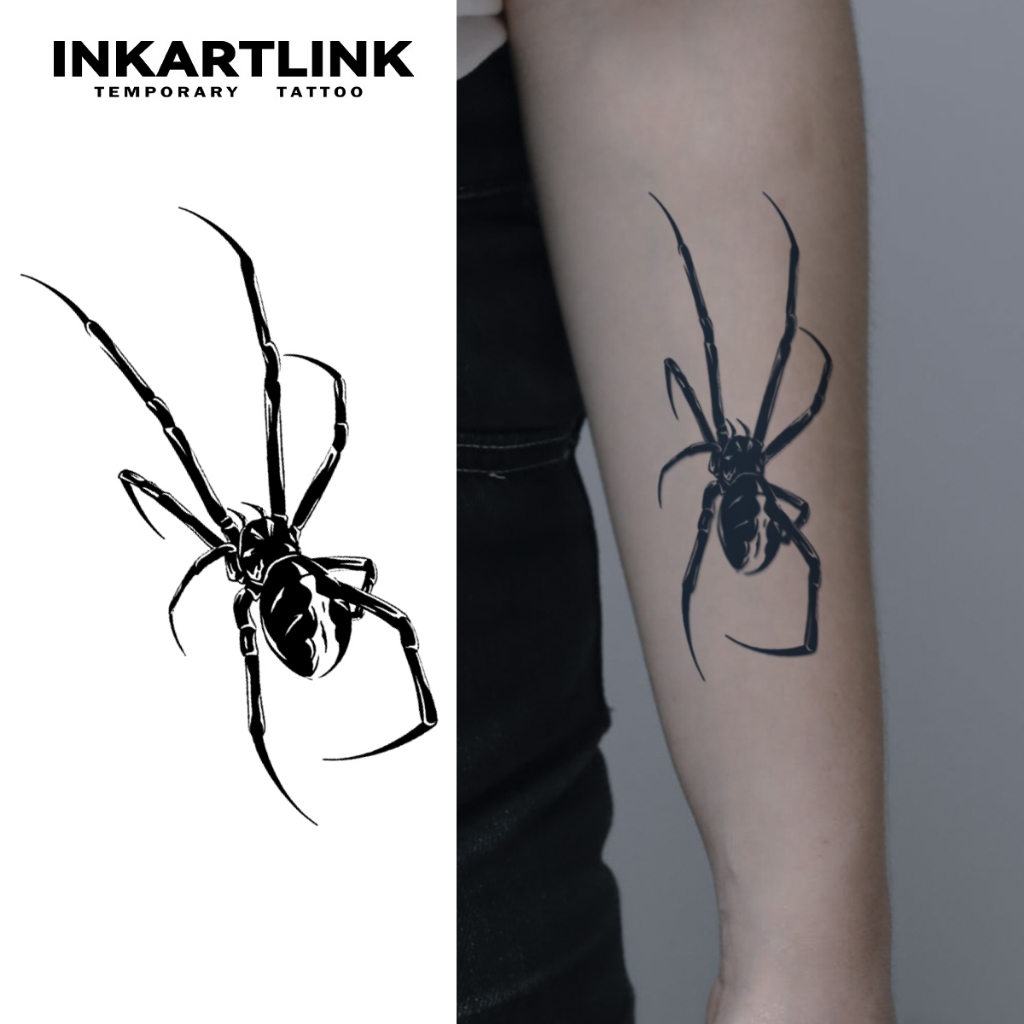 Spider temporary tattoo stickers, waterproof long-lasting magic tattoo ...