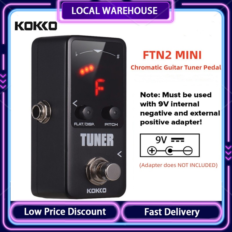 [COD] KOKKO FTN2 MINI Chromatic Guitar Tuner Pedal with LED Display ...