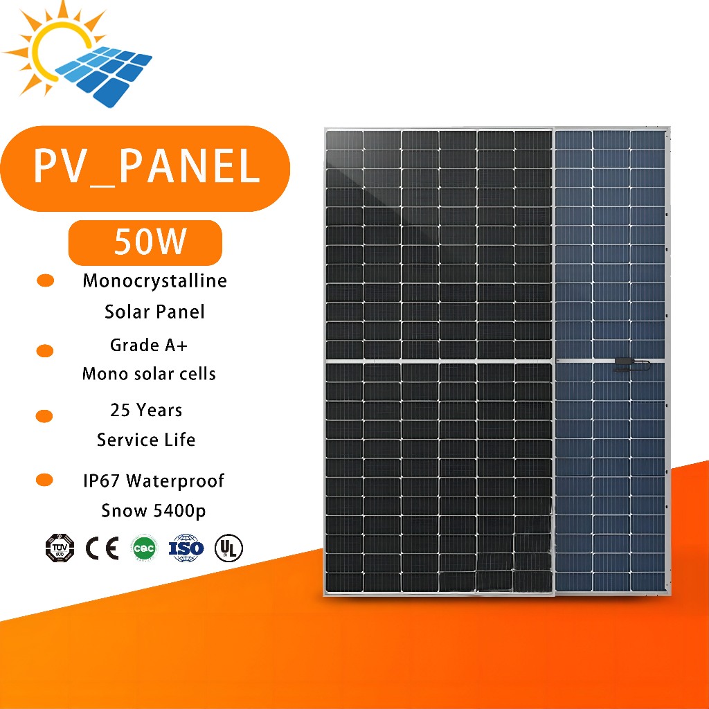 [5 Years Warranty] 50w Home Solar Panel Kit Waterproof 18V ...