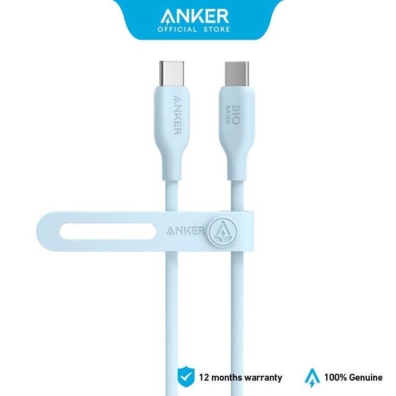 Anker 543 USB-C to USB-C Cable (Bio-Based 140W) PD140W Type C Fast ...