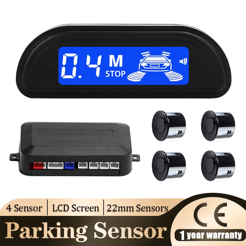 Reverse Parking Sensor 4*22mm Sensors Complete Kit With Digital Display ...