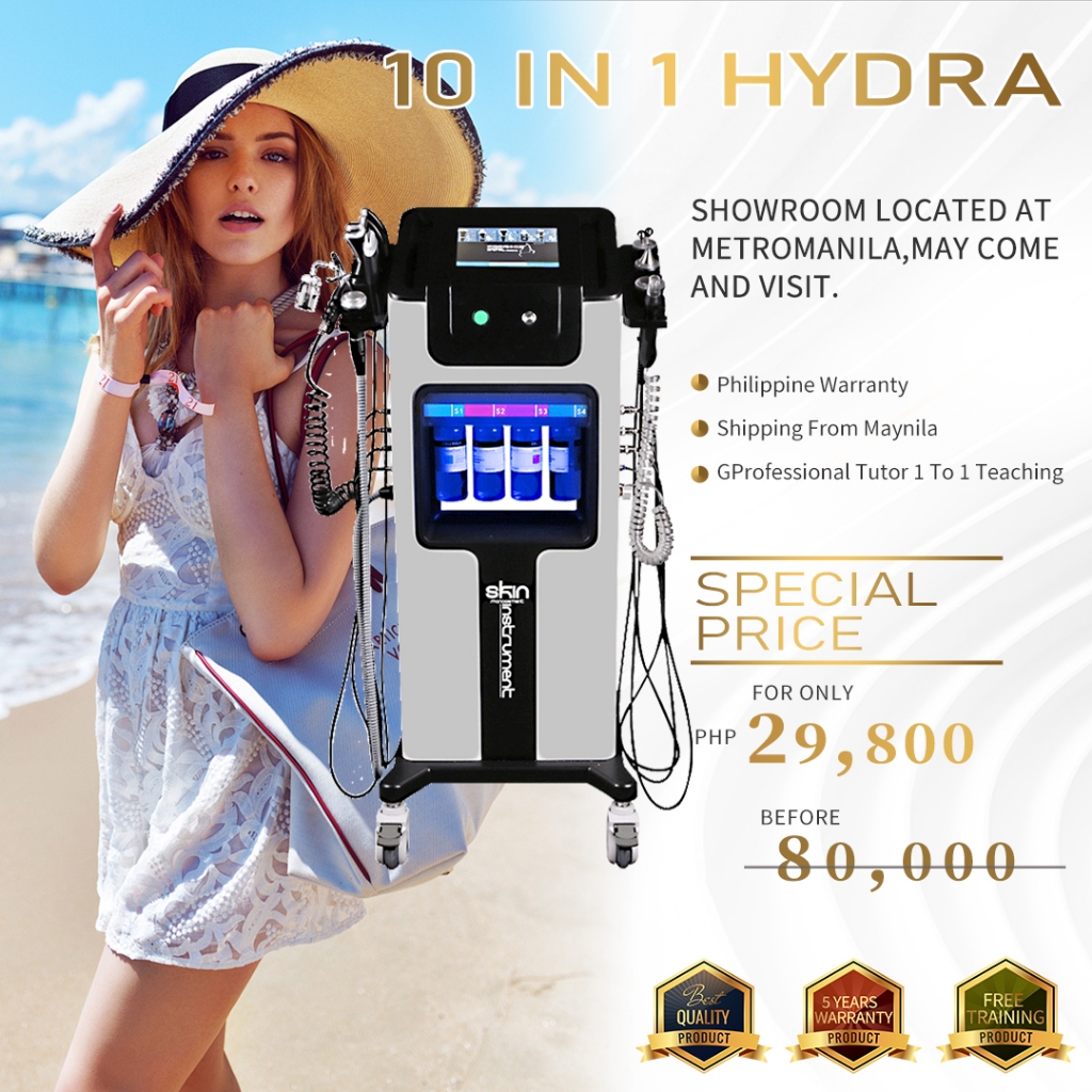 10 in 1 facial beauty machine Multifunctional Facial Cleaning Hydra ...