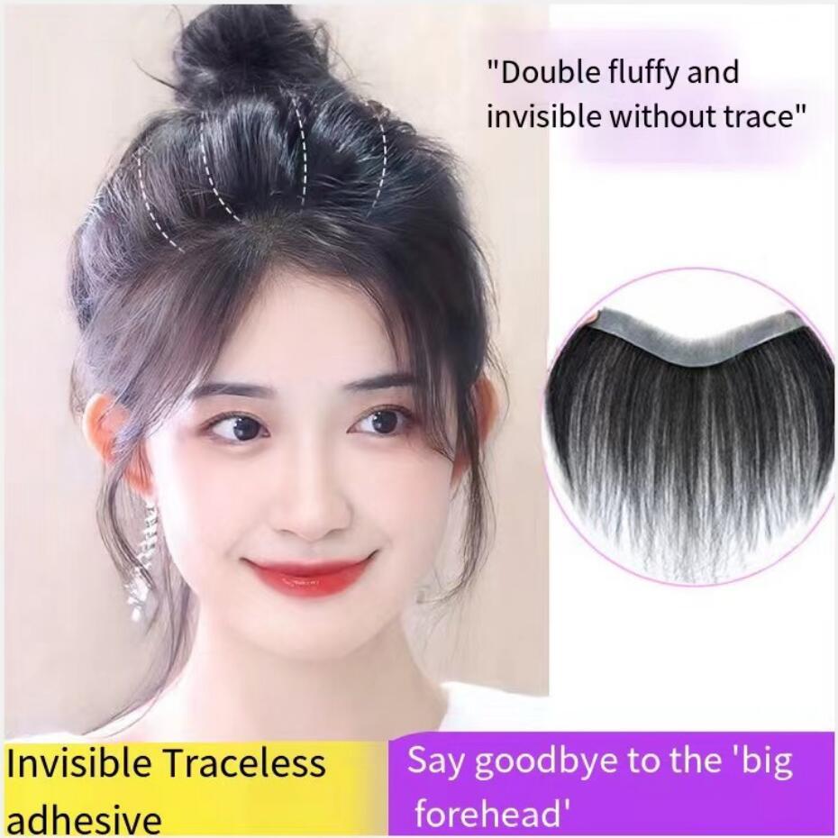 High forehead hairline Fake hair patch Hairline receding artifact ...