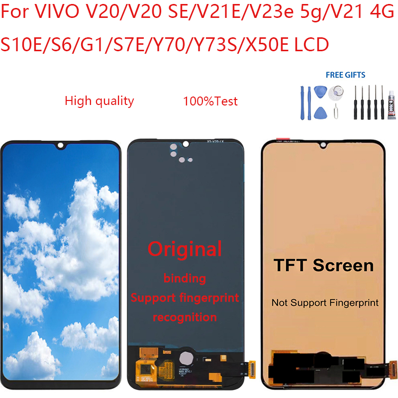 For VIVO V20/V20 SE/V21E/V23e 5g/V21 4G/S10E/S6/G1/S7E/Y70/Y73S/X50E ...