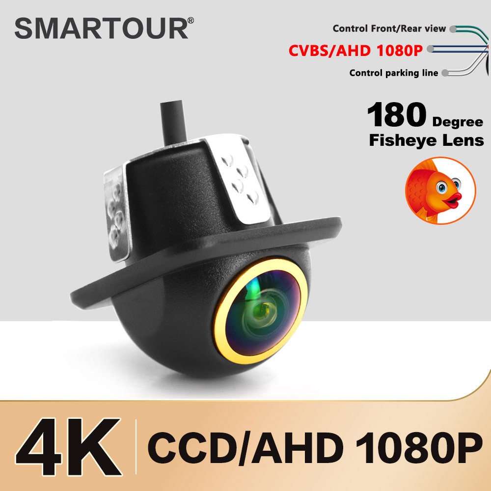 Smartour AHD 1080P Lens 4K Car Rear View Camera Universal Night Vision ...