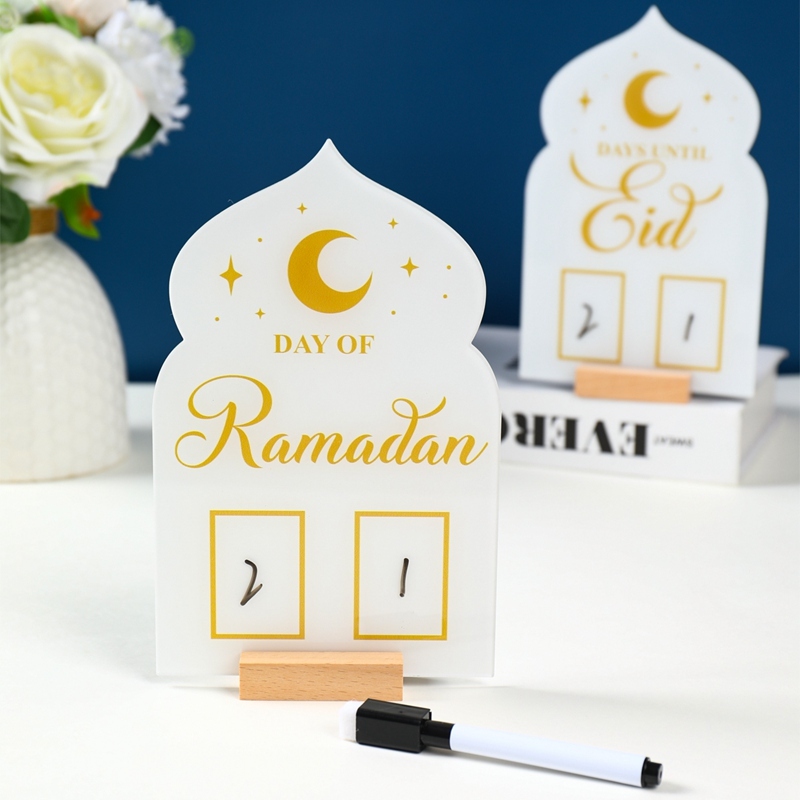 Ramadan Advent Calendar Ramadan Decorations Eid Mubarak Acrylic ...