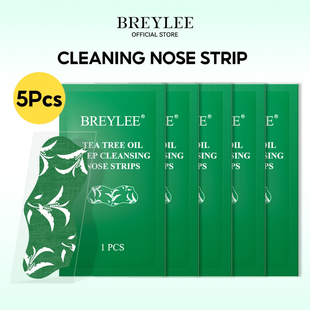 BREYLEE Tea Tree Deep Cleansing Nose Strips 5Pcs | Shopee Philippines