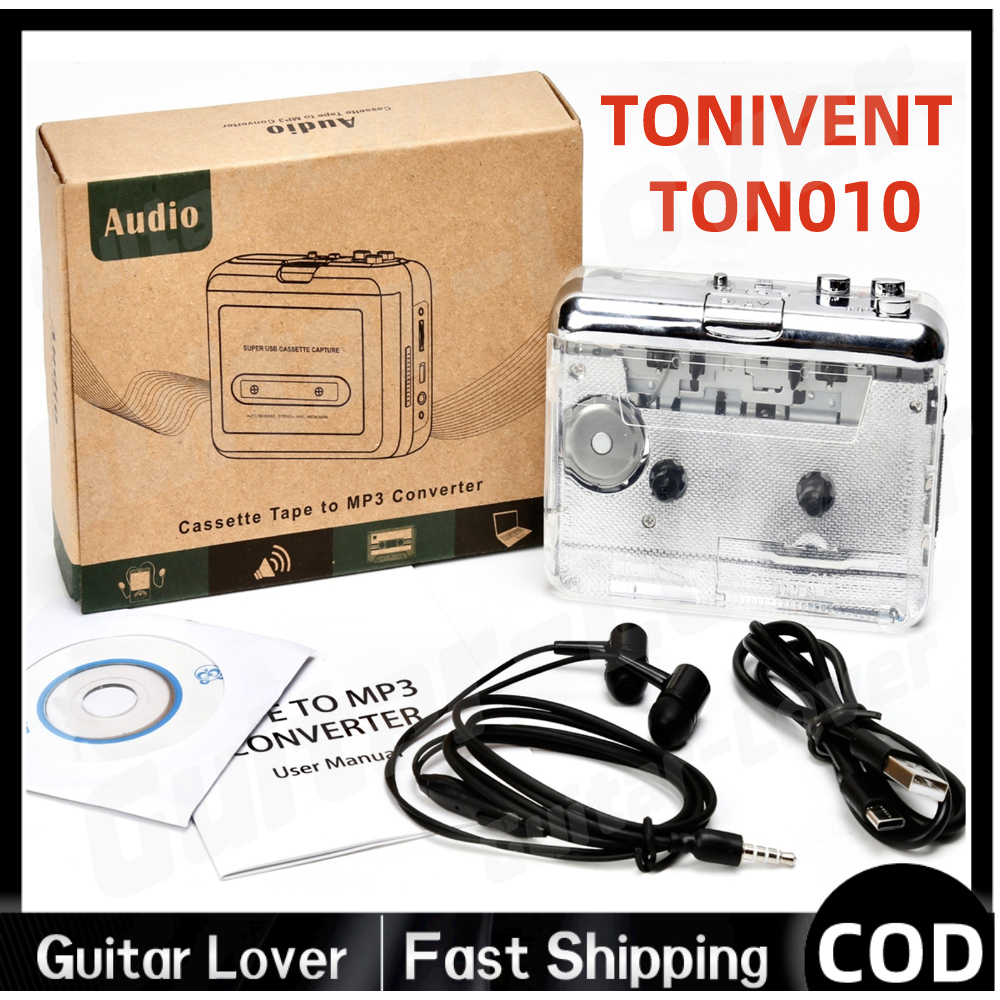 TONIVENT TON010 Portable Cassette to MP3 Player Mini USB Tape Player ...