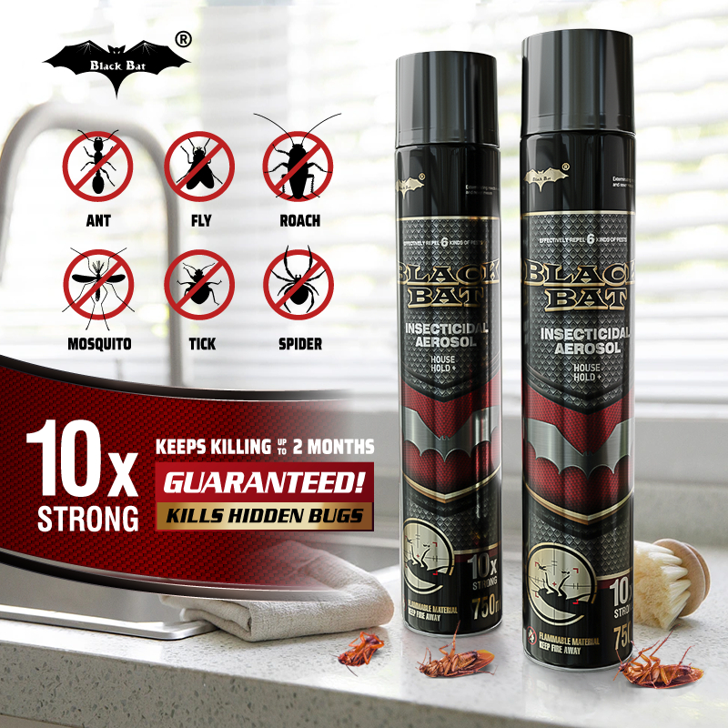 Black Bat Mosquito Insect Killer Insect Killer Insecticide Spray ...