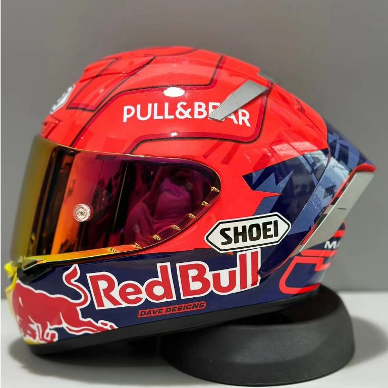 Shoei X-14 X14 MARQUEZ X-FURTEEN Red Bull 8th Generation Ant Helmet TC ...