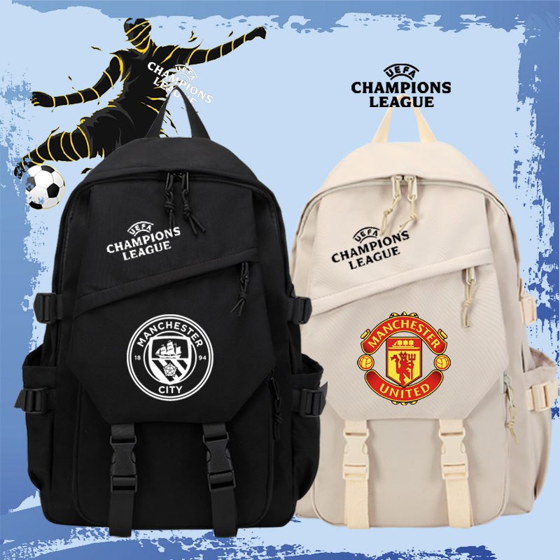 Champions League Football School BagManchester UnitedManchester City ...