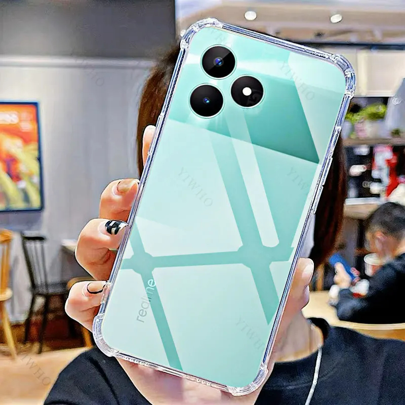 Casing For Realme C51 C53 NFC Note 50 4G 2023 Phone Case Clear Airbag ...
