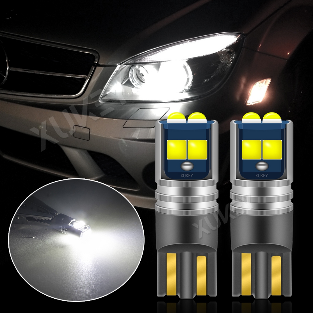 New 2Pcs T10 168 194 Led Bulb Park Light Car Dome Light W5W License ...