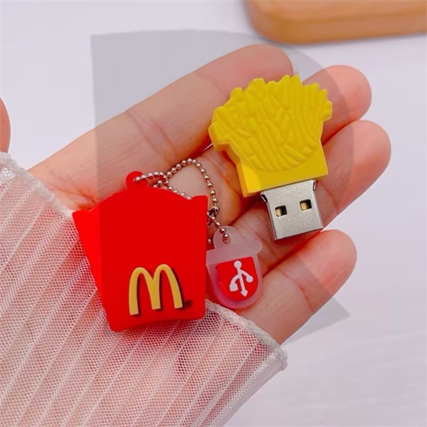 New Silicone Cartoon M French Fries Style USB 2.0 1GB 2GB 4GB 8GB 16GB ...