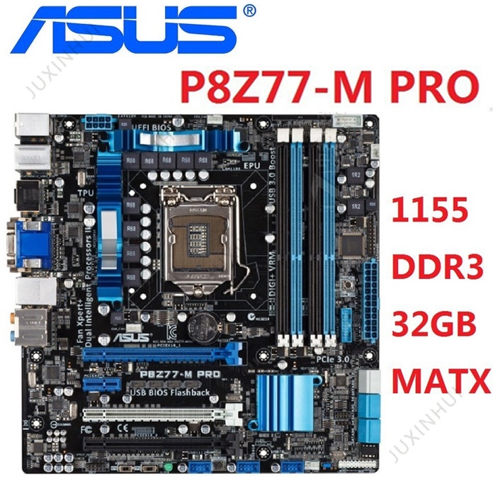 Asus P8Z77-M PRO Desktop Motherboard Z77 Socket LGA 1155 i5 i7 DDR3 16G uATX UEFI BIOS Original ...