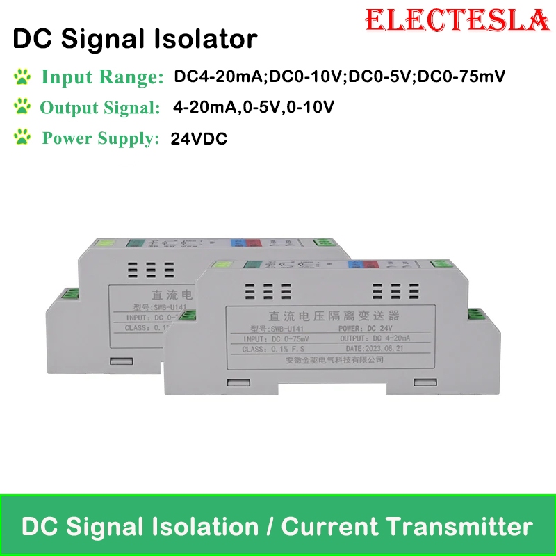 Analog Dc Signal Isolation 1 In 1 Out Transmitter Current Voltage Sensor Multi Input Multi