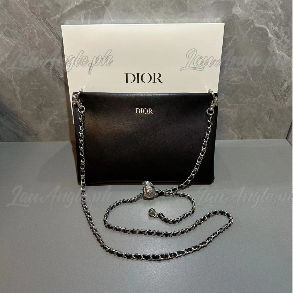 Black Simple Shoulder Bag Messenger Chain Bag VIP Points Gift | Shopee ...
