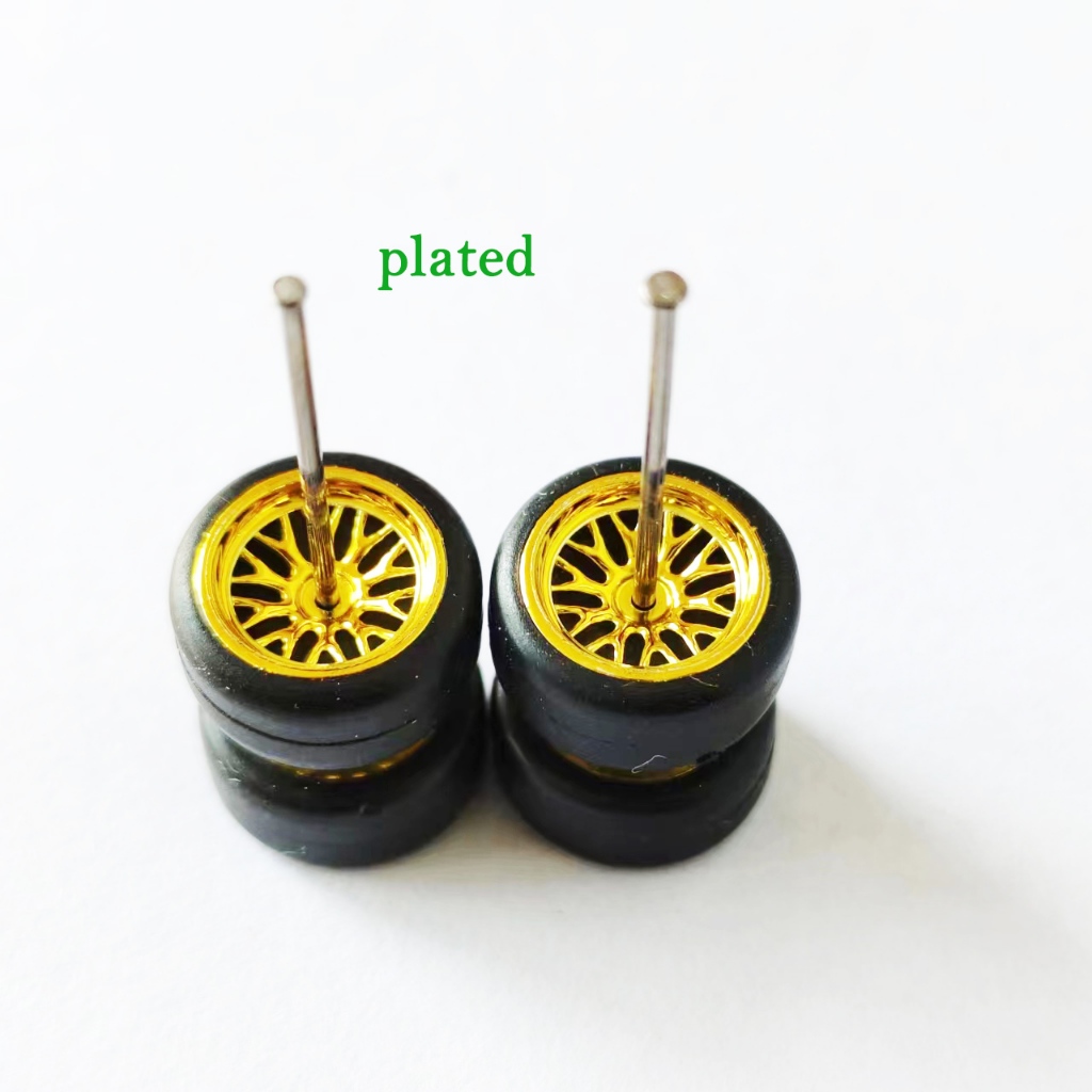 1/64 Alloy Car Wheels 10.8mm BBS ADVAN CE28 Rubber Tires for 1:64 Mini ...