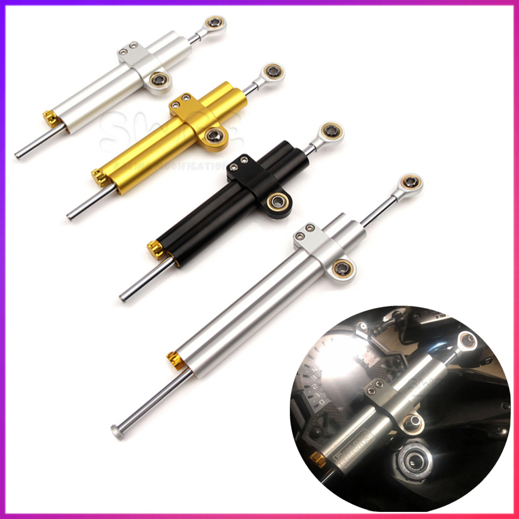 Motorcycle Double Tube Steering Damper Universal CNC/MADE XMAX/MT09 ...